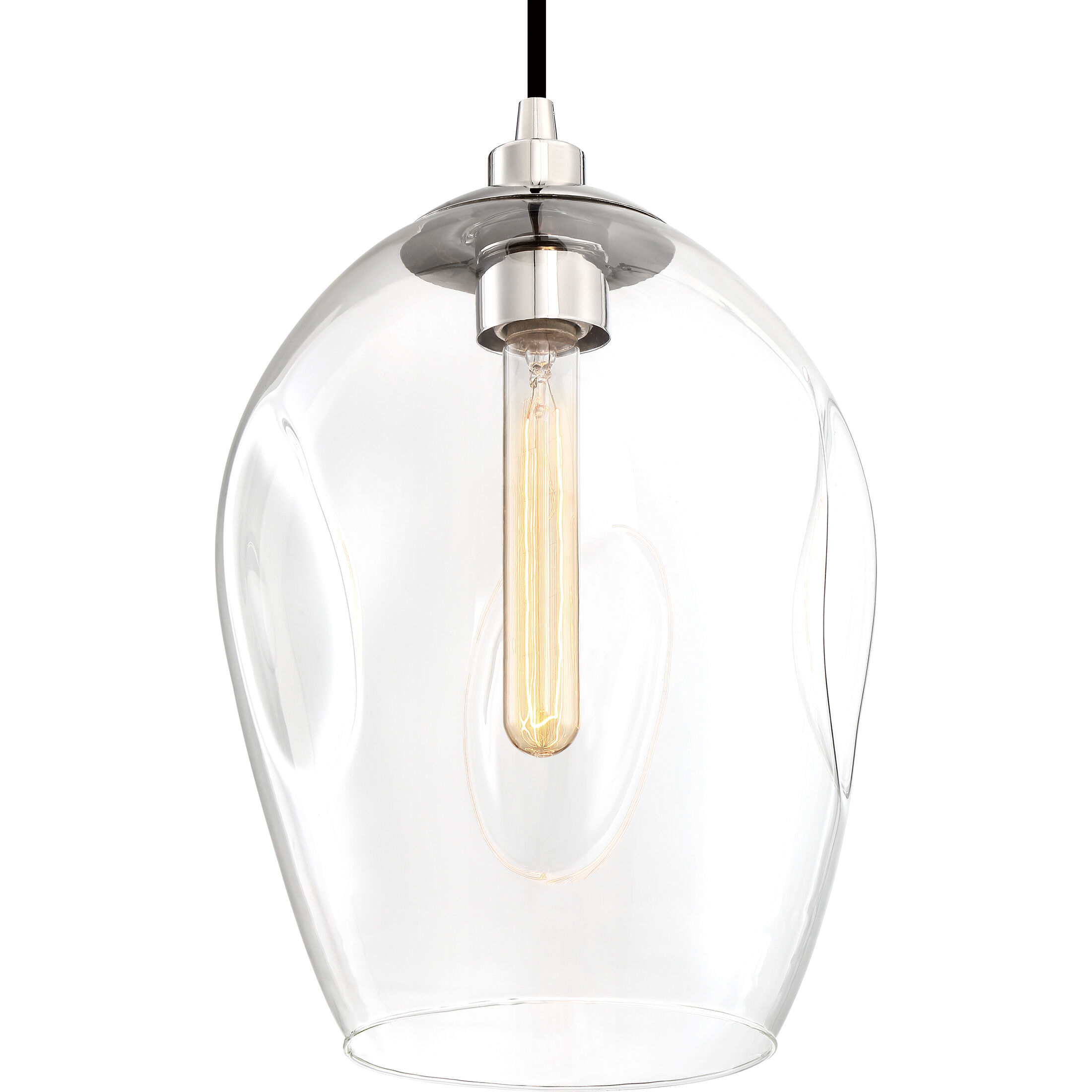 Quoizel NGA1510PK Nostalgia 1 Light 10 inch Polished Nickel Quoizel NGA1510PK Nostalgia 1 Light 10 inch Polished Nickel