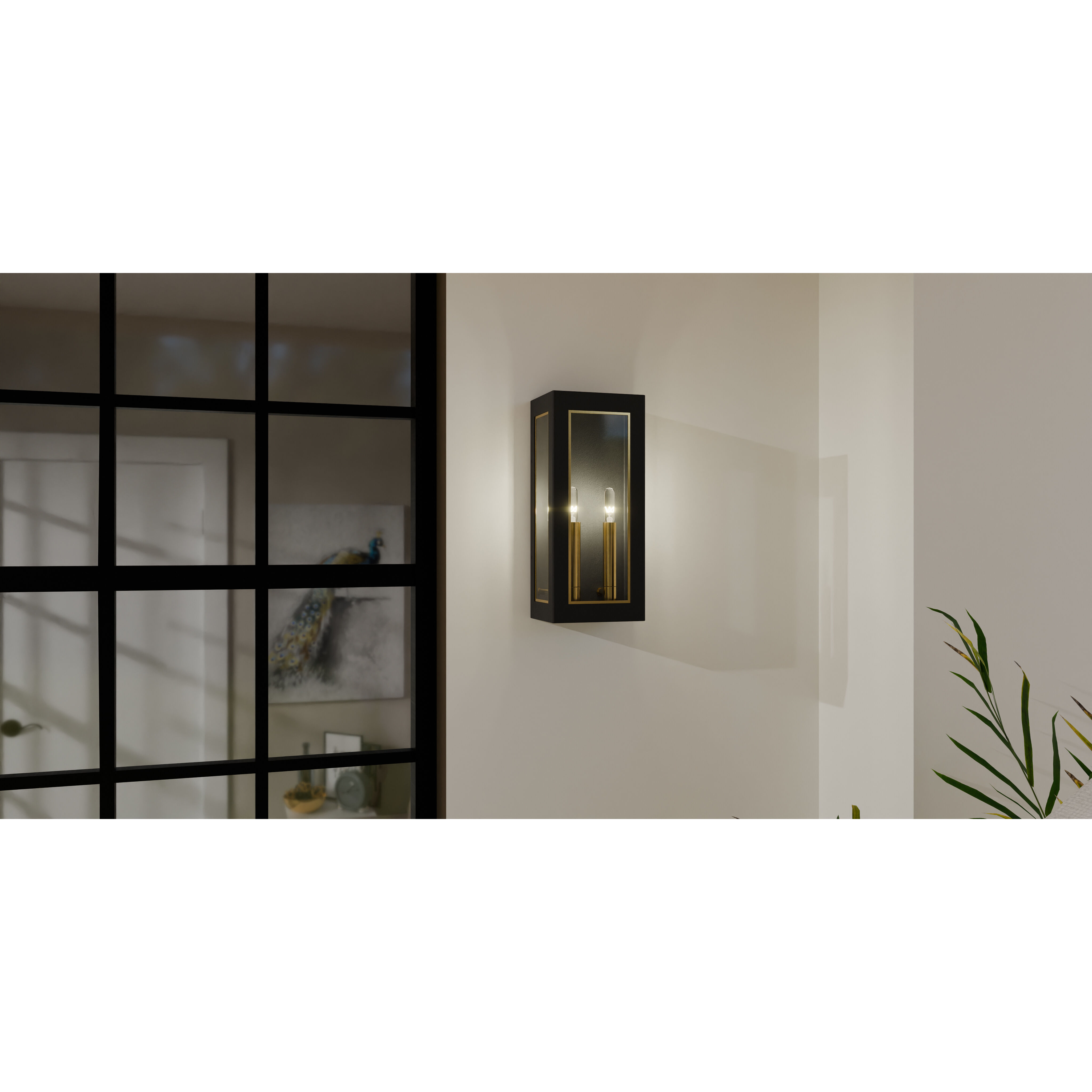 Quoizel BBN8406MBK Bourbon Outdoor Wall Lantern, Medium Quoizel BBN8406MBK Bourbon Outdoor Wall Lantern, Medium