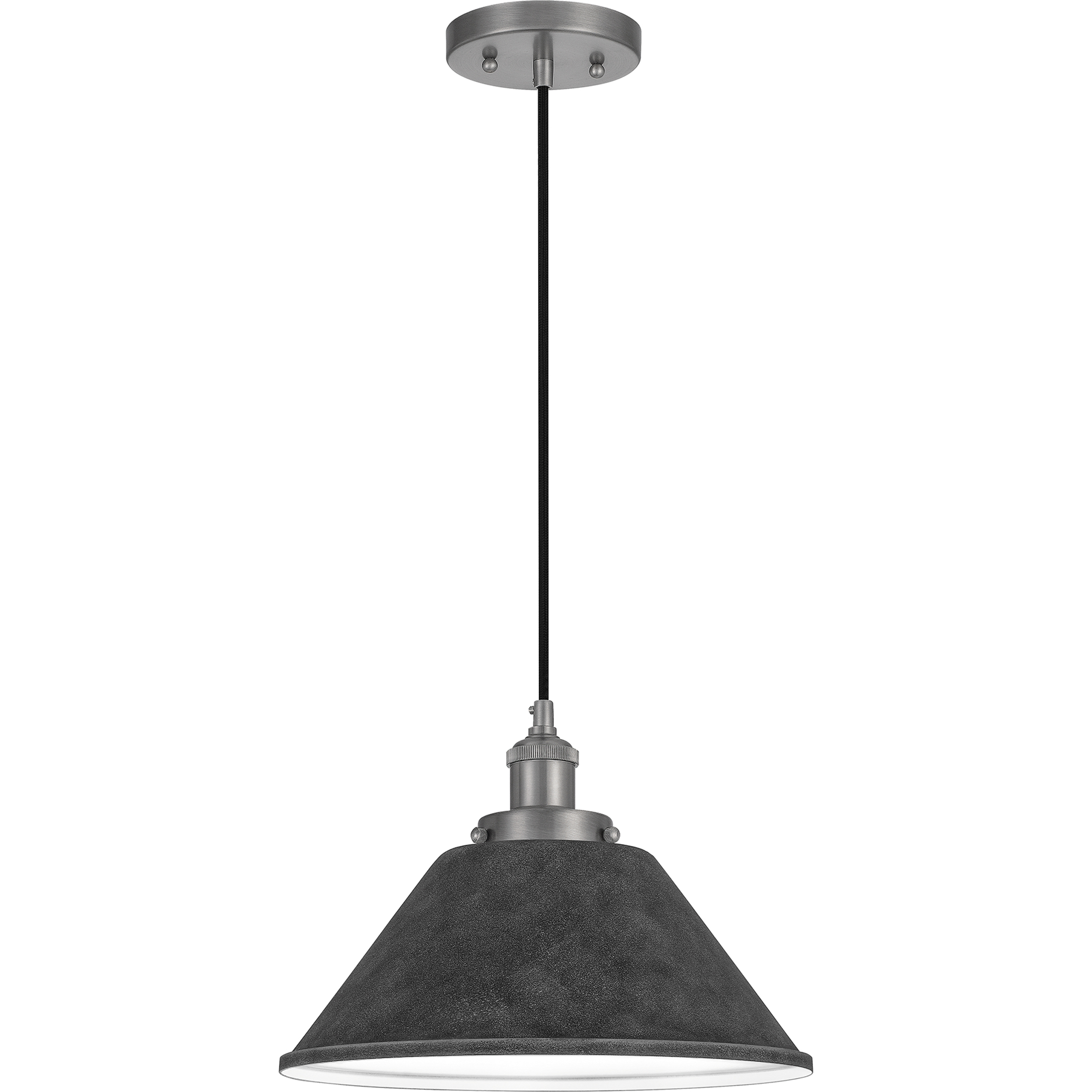 Quoizel SPW1512AN Sparrow 1 Light 12 inch Antique Nickel Mini Pendant ...