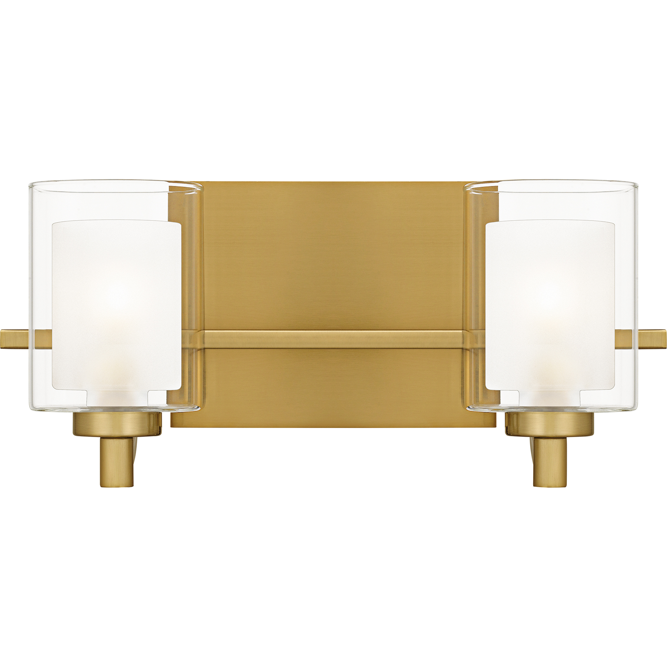 Quoizel KLT8602BRGLED Kolt 2 Light 13 inch Brushed Gold Bath Light Wall ...