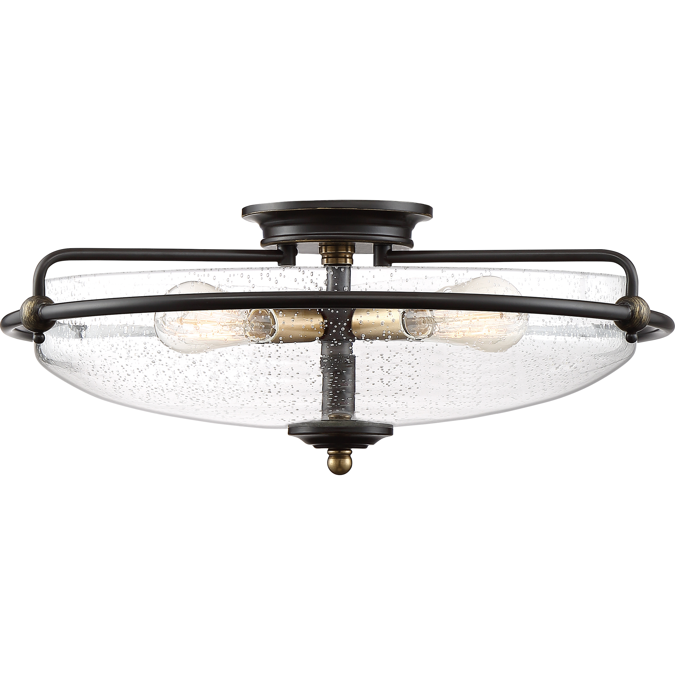 Quoizel GFC1621PN Griffin 4 Light 21 inch Palladian Bronze Flush Mount ...