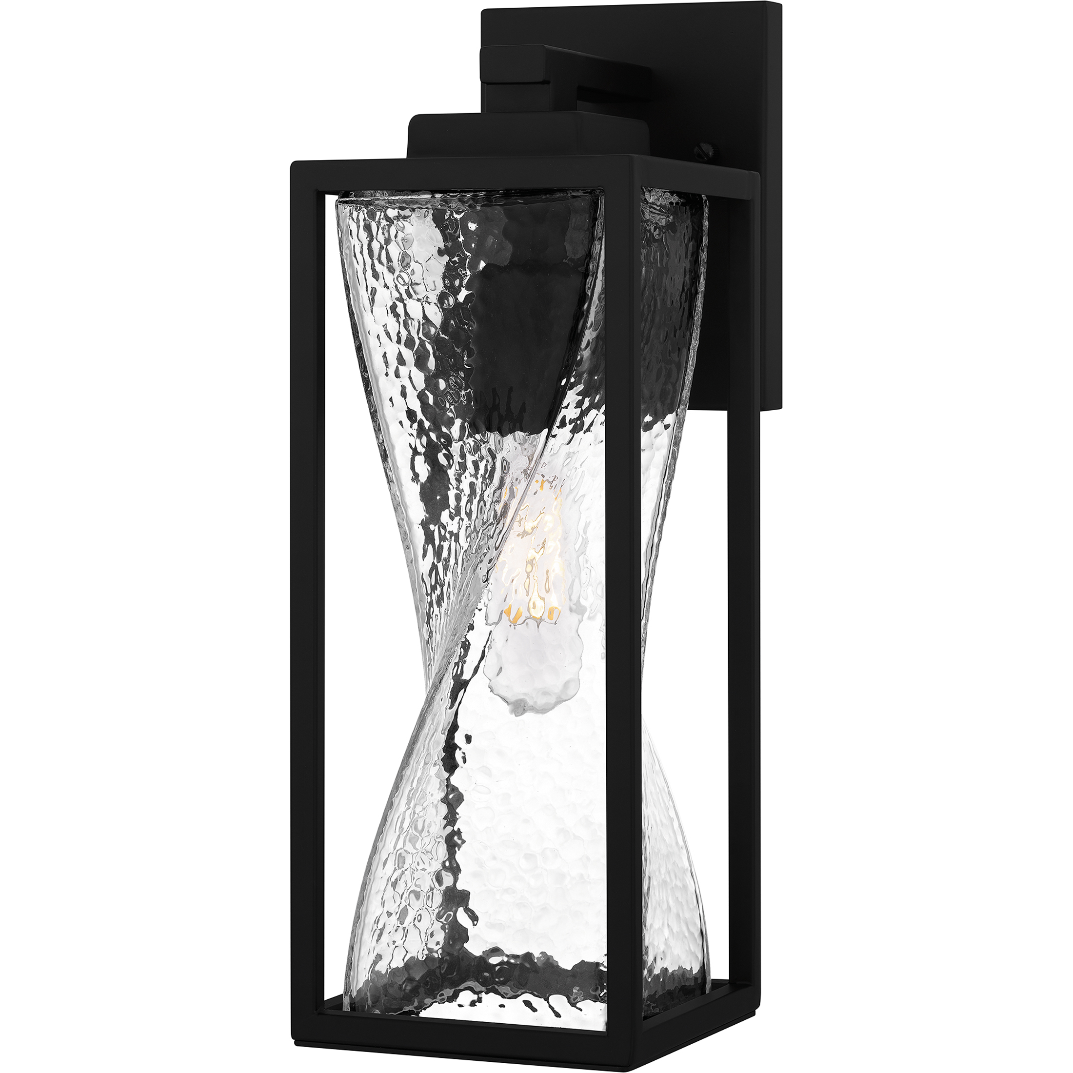 Quoizel ZAR8405MBK Zarah Outdoor Wall Lantern, Small
