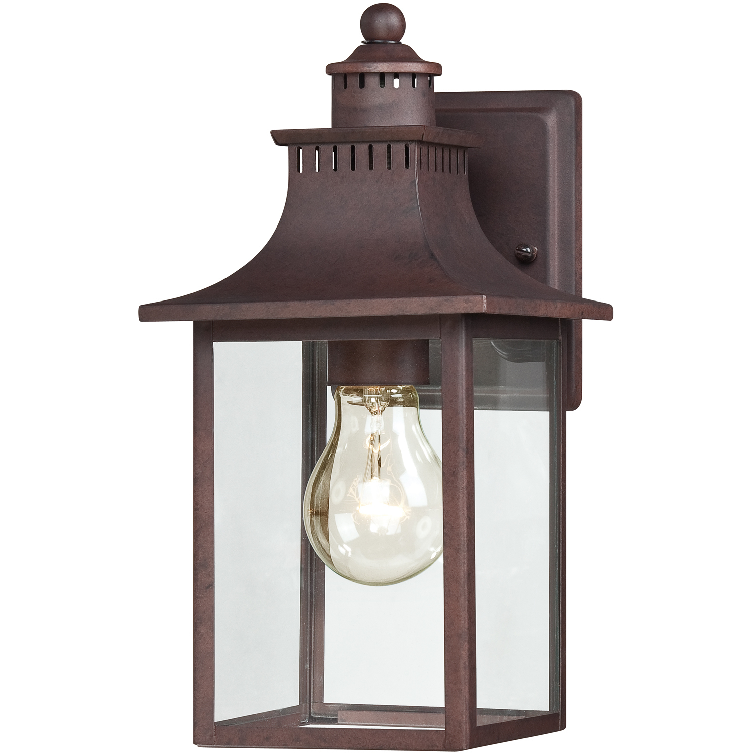 Quoizel Lighting Chancellor 1 Light Outdoor Wall Lantern in Copper ...