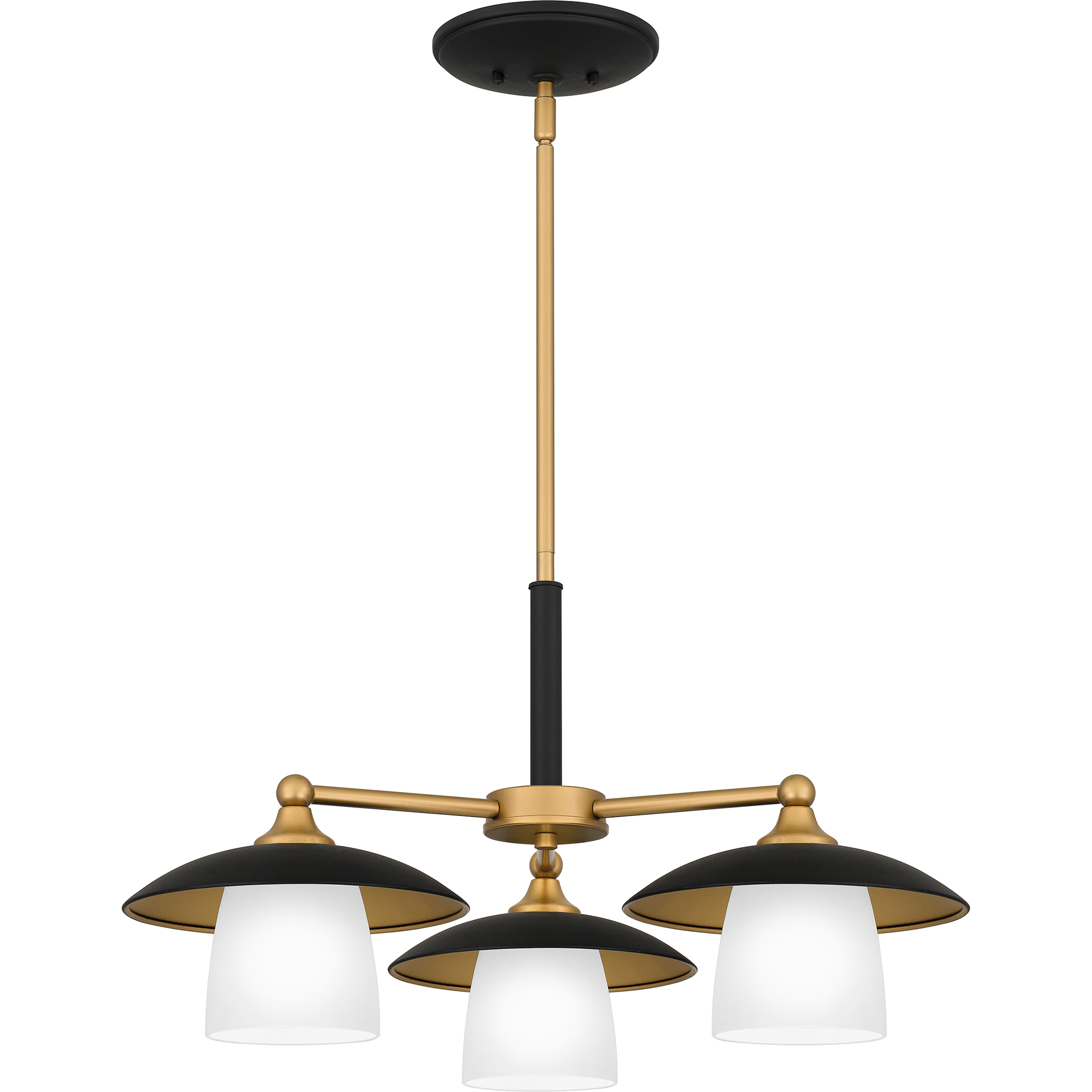 Quoizel FYT5124EK Fayette 3 Light 24 inch Earth Black Chandelier ...