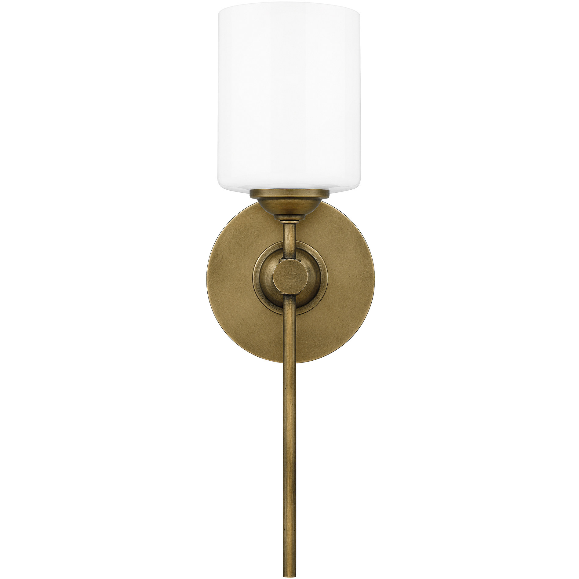 Quoizel ARI8605WS Aria 1 Light 5 inch Weathered Brass Wall Sconce Wall ...