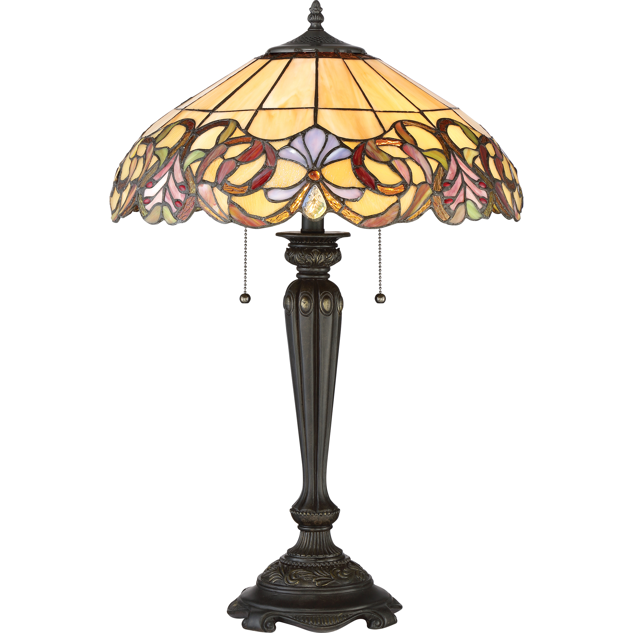 Quoizel TF2802TIB Tiffany 27 inch 75 watt Imperial Bronze Table Lamp ...
