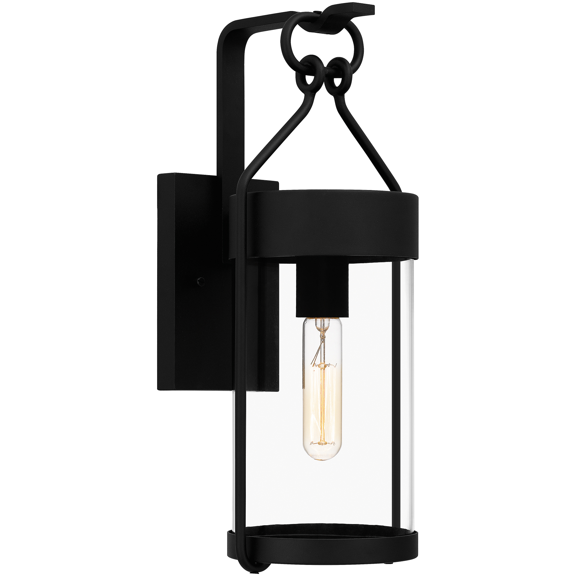 Quoizel CRB8407EK Corbin 1 Light 18 inch Earth Black Outdoor Wall Lantern