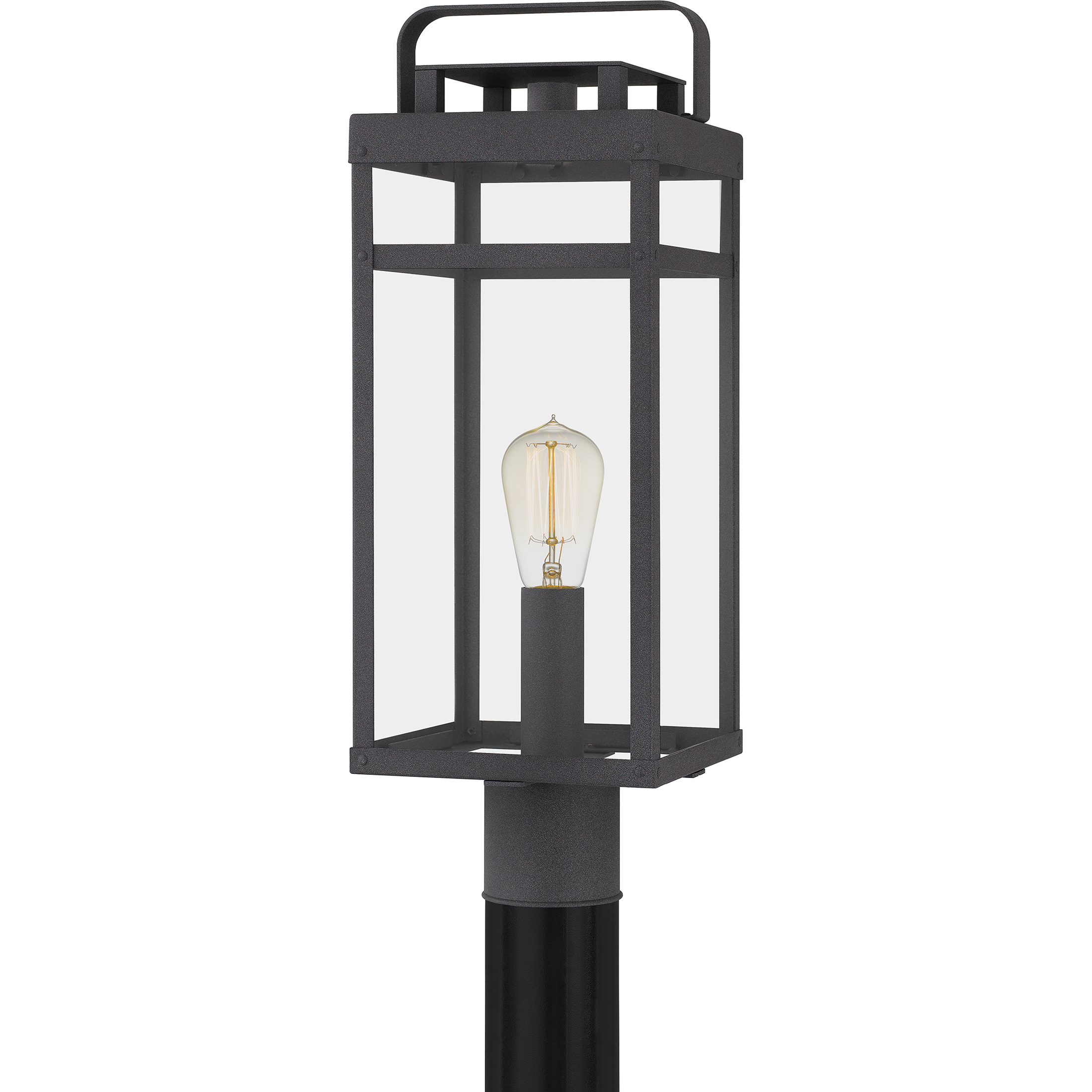 Quoizel KTN9008MB Keaton 1 Light 22 inch Mottled Black Outdoor Post ...