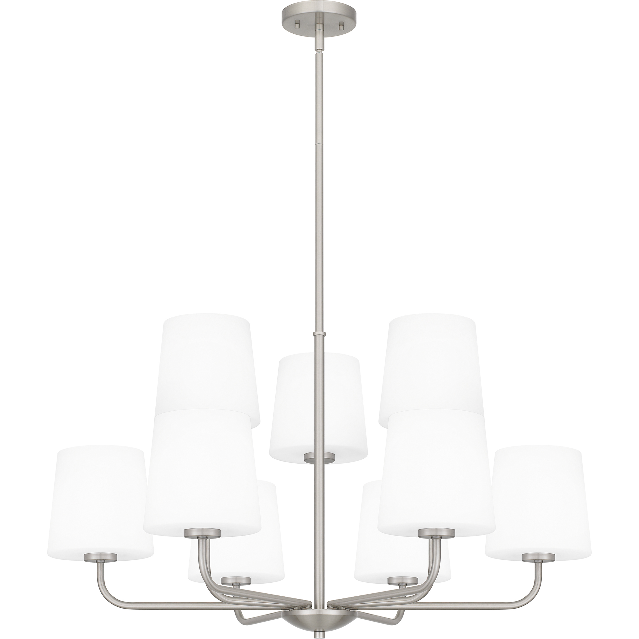 Quoizel GGR5032BN Gallagher 9 Light 32 inch Brushed Nickel Chandelier ...