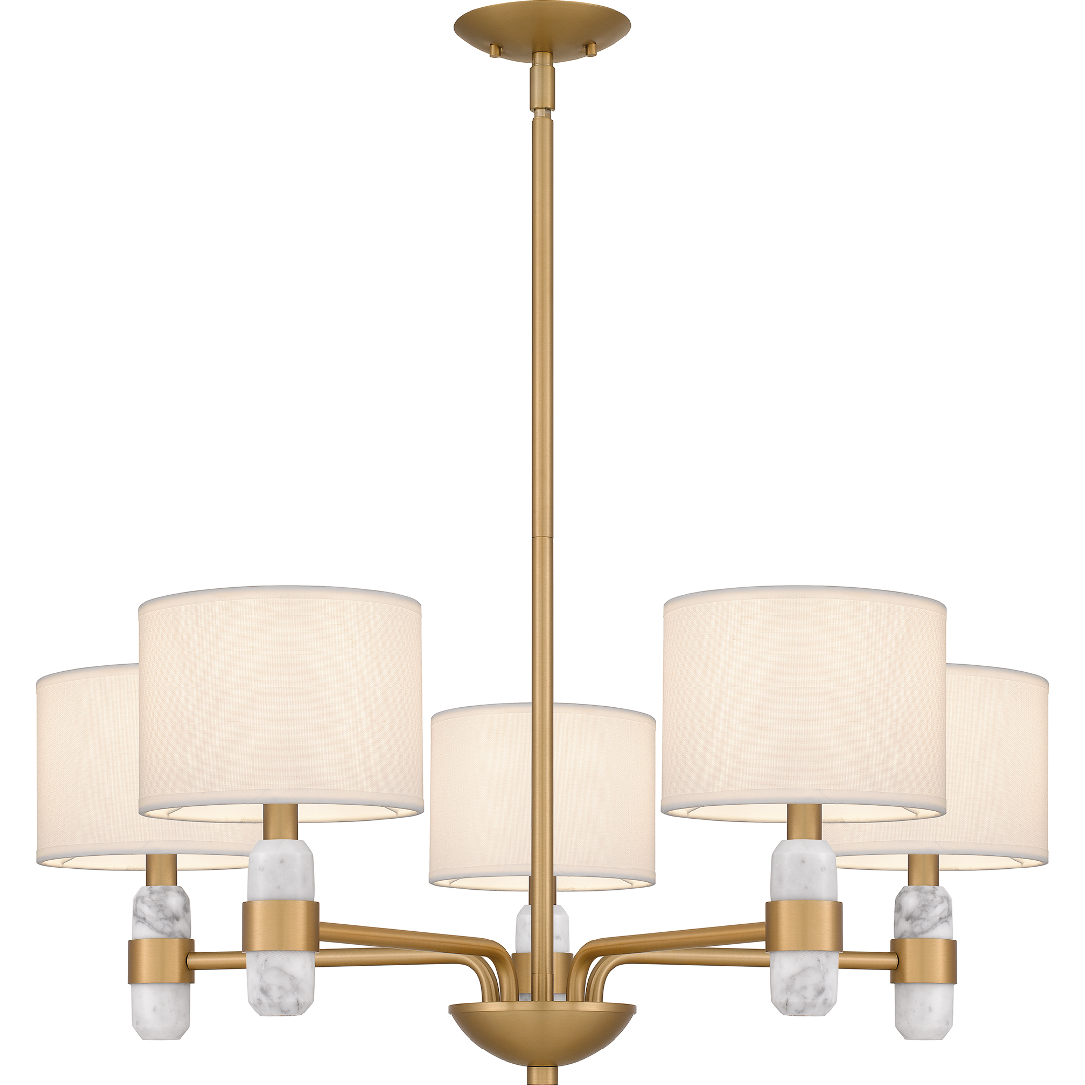 Quoizel KMB5030BWS Kimberly 5 Light 30 inch Brushed Weathered Brass ...