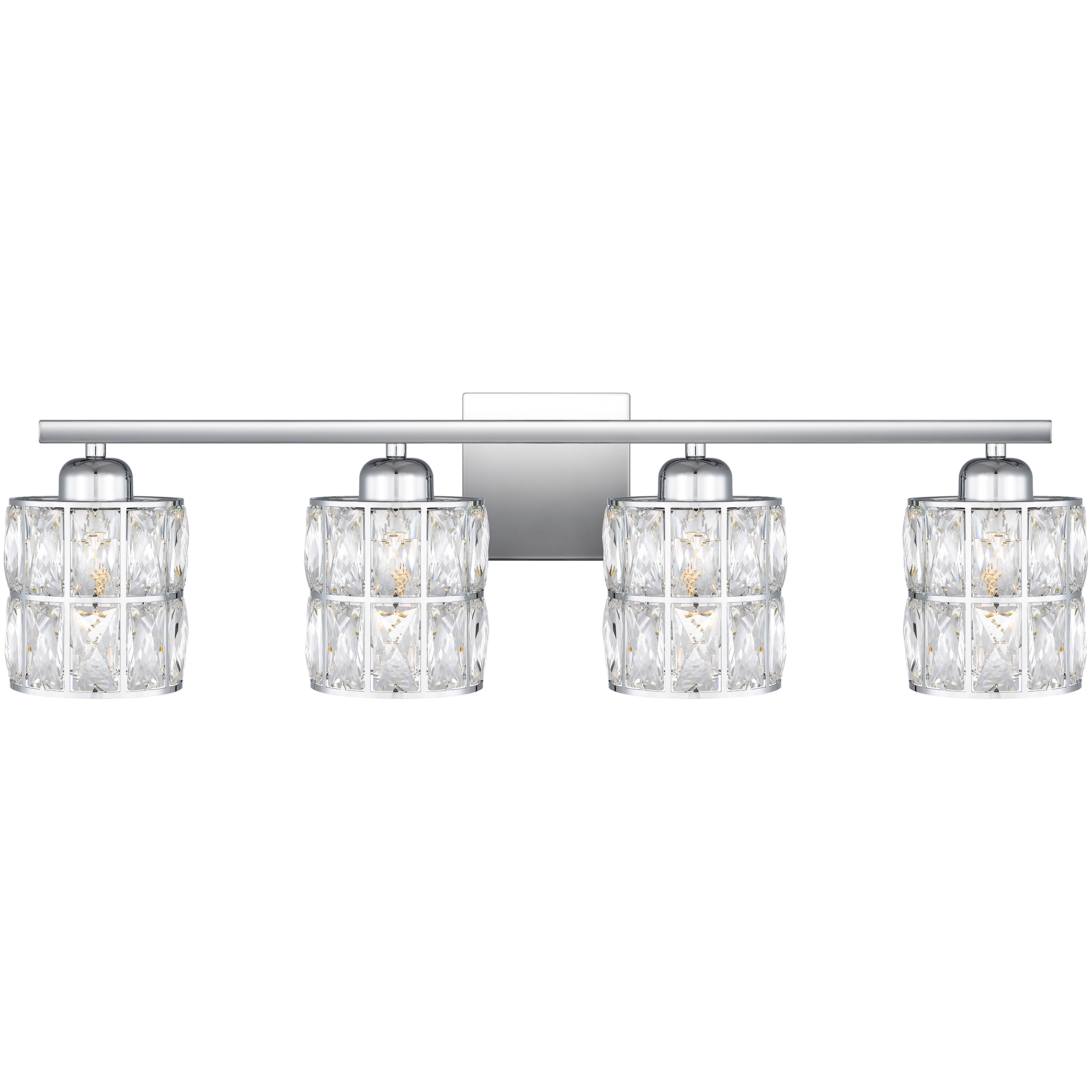 Quoizel GIB8630C Gibson 4 Light 30 inch Polished Chrome Bath Light Wall ...